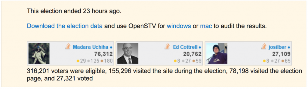 Stack Overflow Moderator Elections, Part IV - Ed Cottrell
